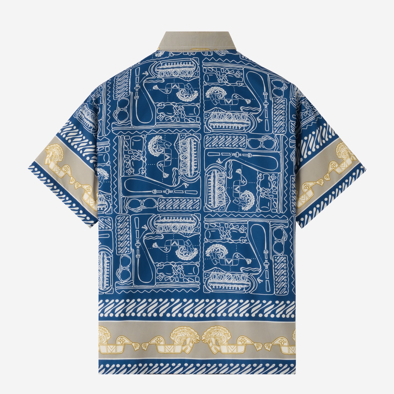 Batik Print Telusur Kultur - Corak Nusantara - Kuda Lumping Biru