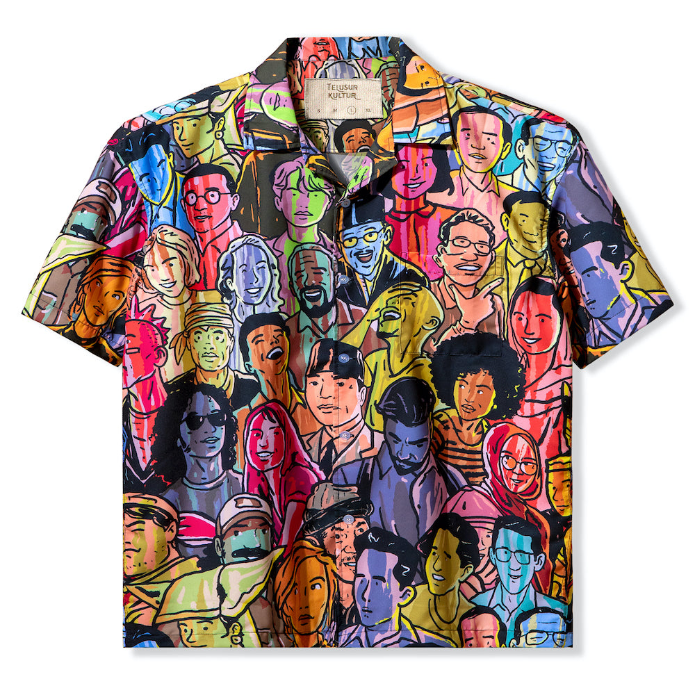 Kemeja Telusur Kultur - Manusia Indonesia